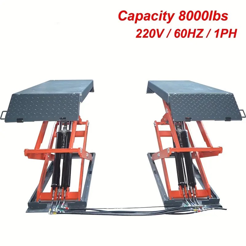 72-Inch Electric 220V Full Height Electric Scissor Lift | farmandgarage.com