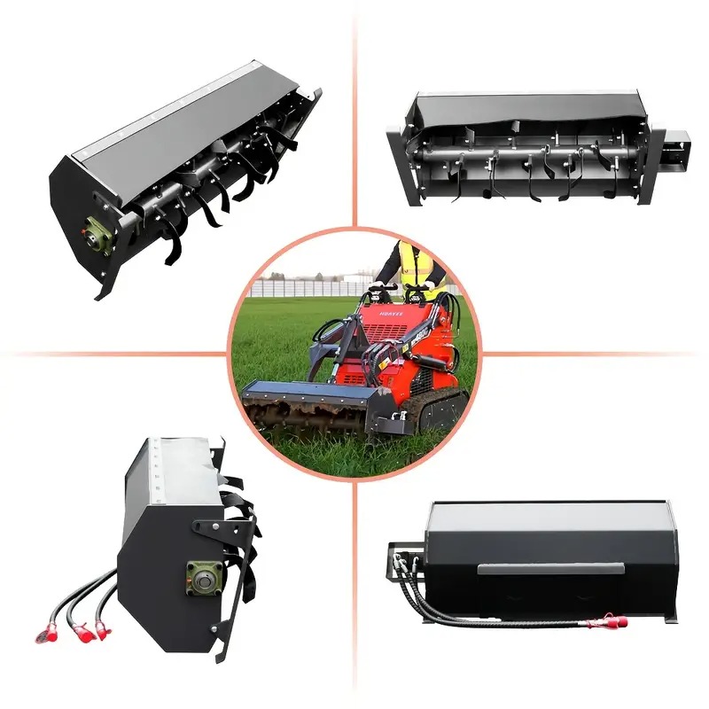 Rotary Plow Attachment: Transform Your Mini Skid Steer for Efficient ...
