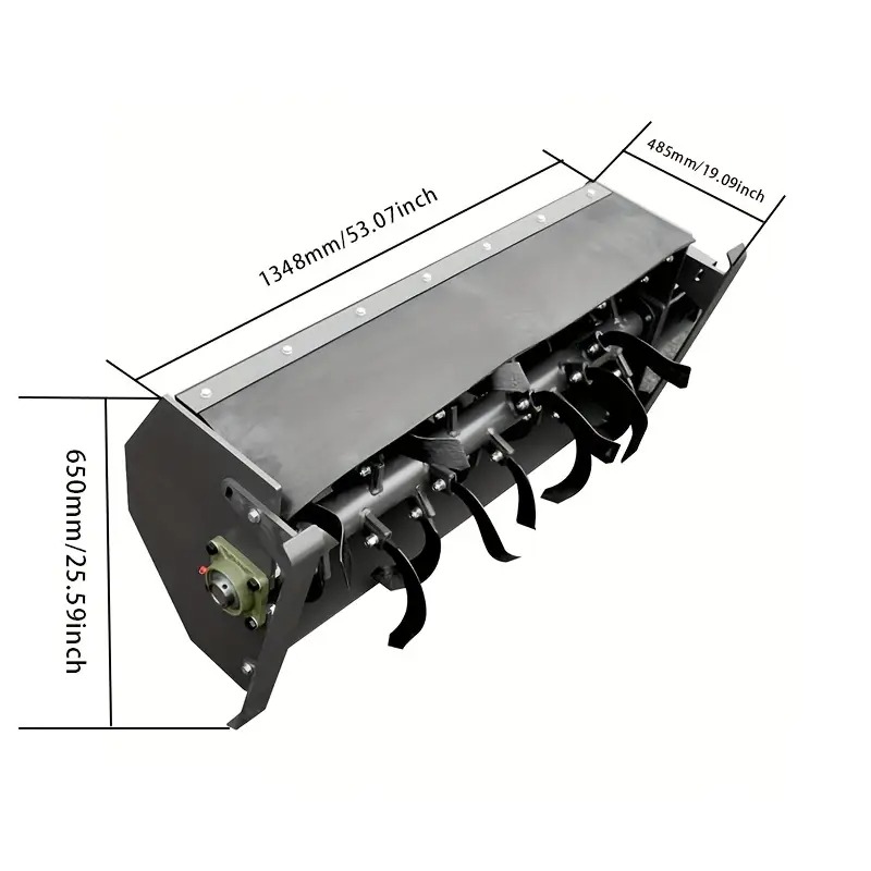 Rotary Plow Attachment: Transform Your Mini Skid Steer for Efficient ...