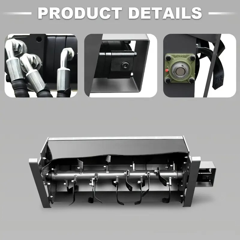 Rotary Plow Attachment: Transform Your Mini Skid Steer for Efficient ...