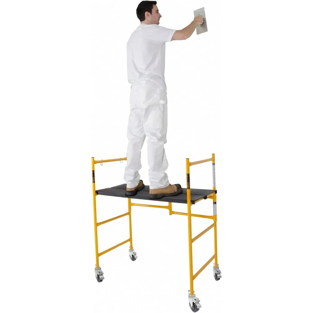 9 Ft Reach Scaffolding Platform, 500 Lbs Capacity Adjustable and ...